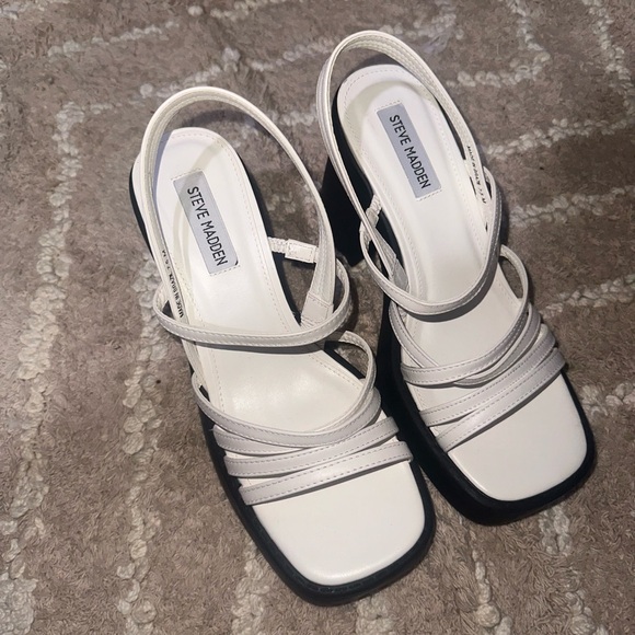 Steve Madden | Shoes | Kalani Womens Leather Strappy Platform Sandals ...